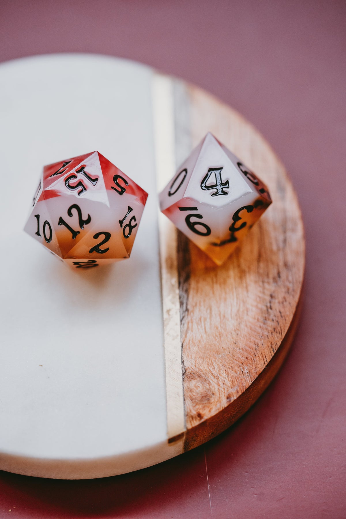 Neapolitan Sharp Edge Dice Set - Easy Roller Dice Company