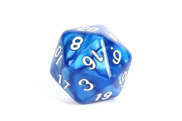 Blue Marble - 7 Piece Set - Easy Roller Dice Company