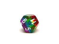 Rainbow Prism Dice Collection - 7 Piece Set - Easy Roller Dice Company