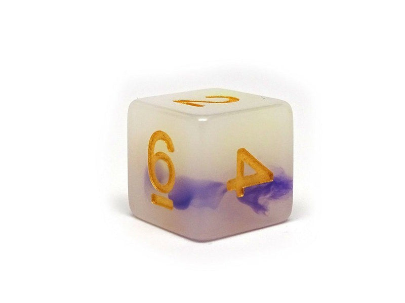 Indigo and Green Cloud - 7 Piece Dice Set - Easy Roller Dice Company