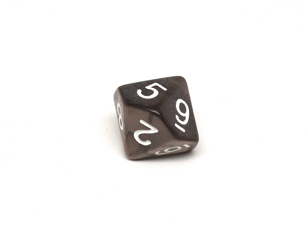 Dark Translucent Dice - 7 Piece Set - Easy Roller Dice Company