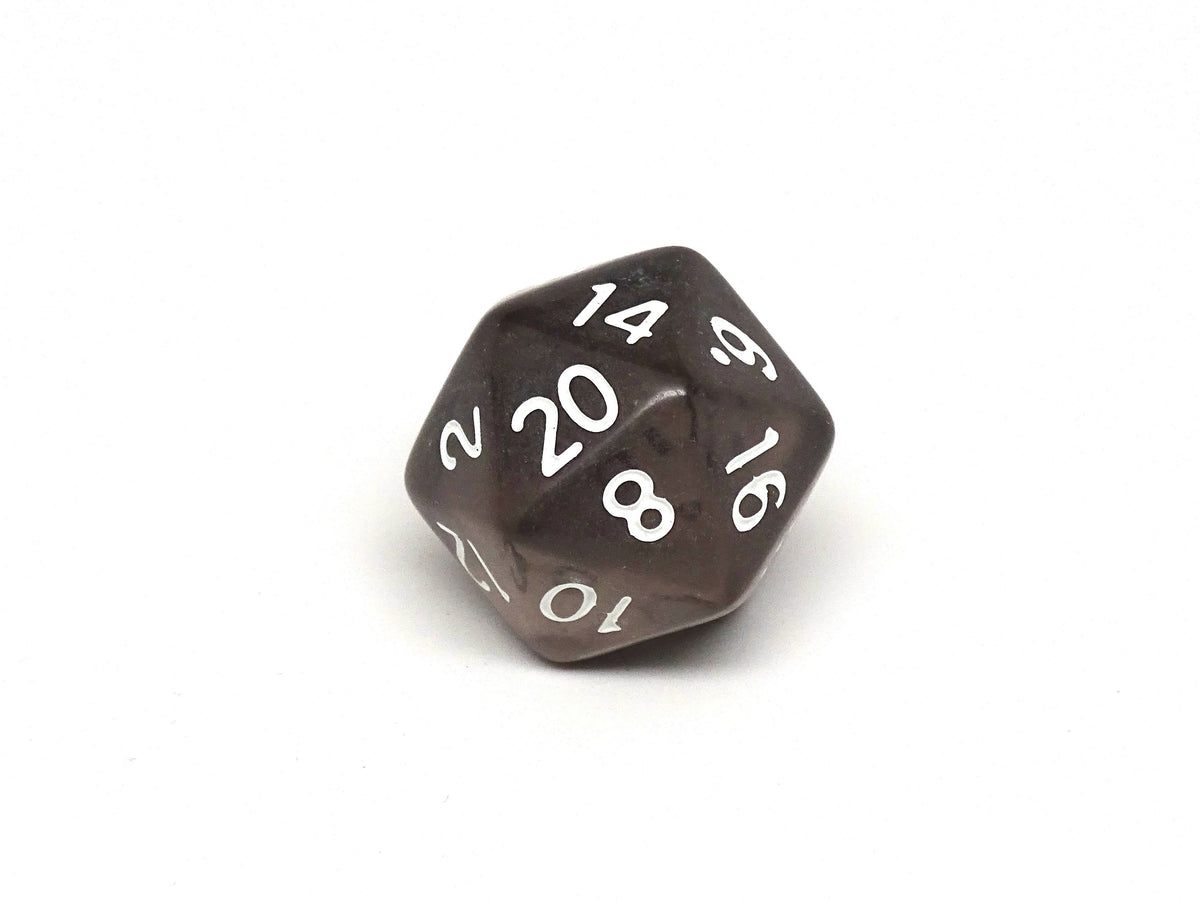 Dark Translucent Dice - 7 Piece Set - Easy Roller Dice Company
