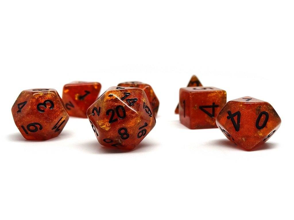 Rusted Reef Dice Set - 7 Piece Collection - Easy Roller Dice Company