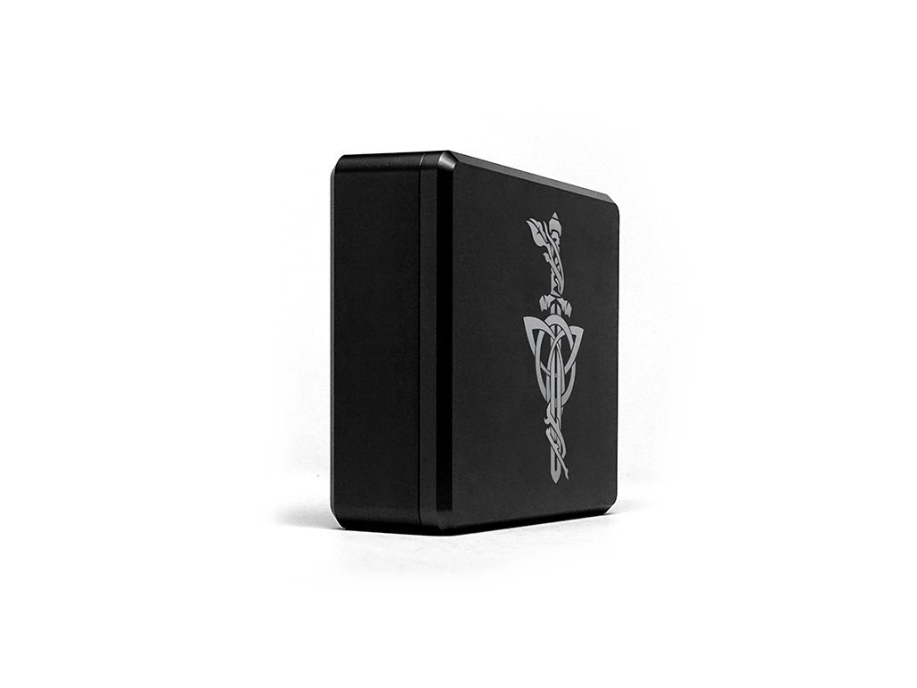 CNC Aluminum Dice Case - Dagger Design - Easy Roller Dice Company