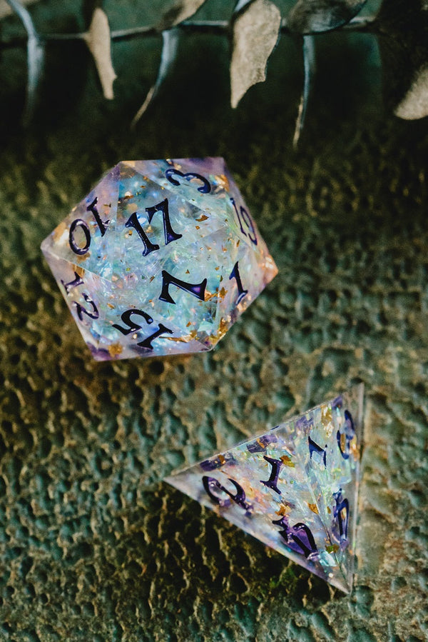 Celestial Shard Sharp Edge Dice Set - Easy Roller Dice Company
